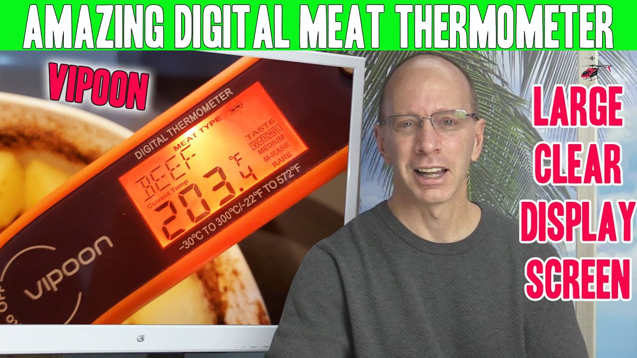 Amazing Talking Digital Meat Thermometer for Cooking Food | Vipoon ...