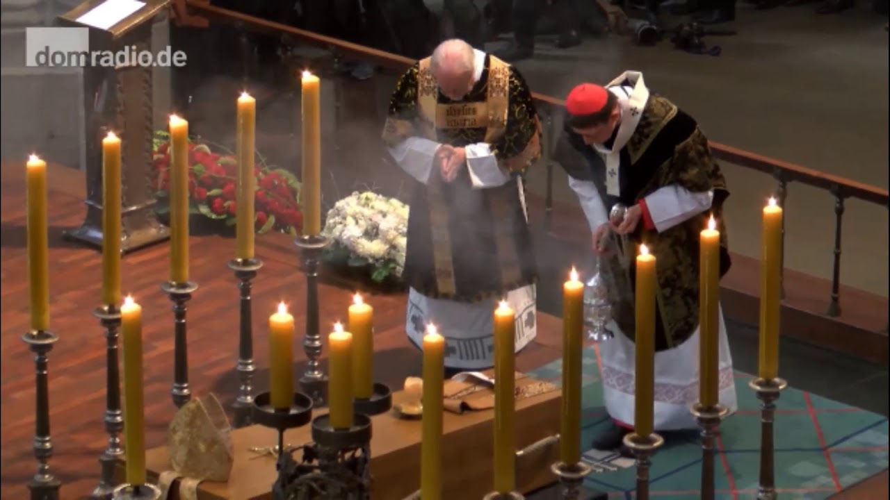 Kölner Dom: Pontifikalrequiem für Kardinal Meisner - YouTube