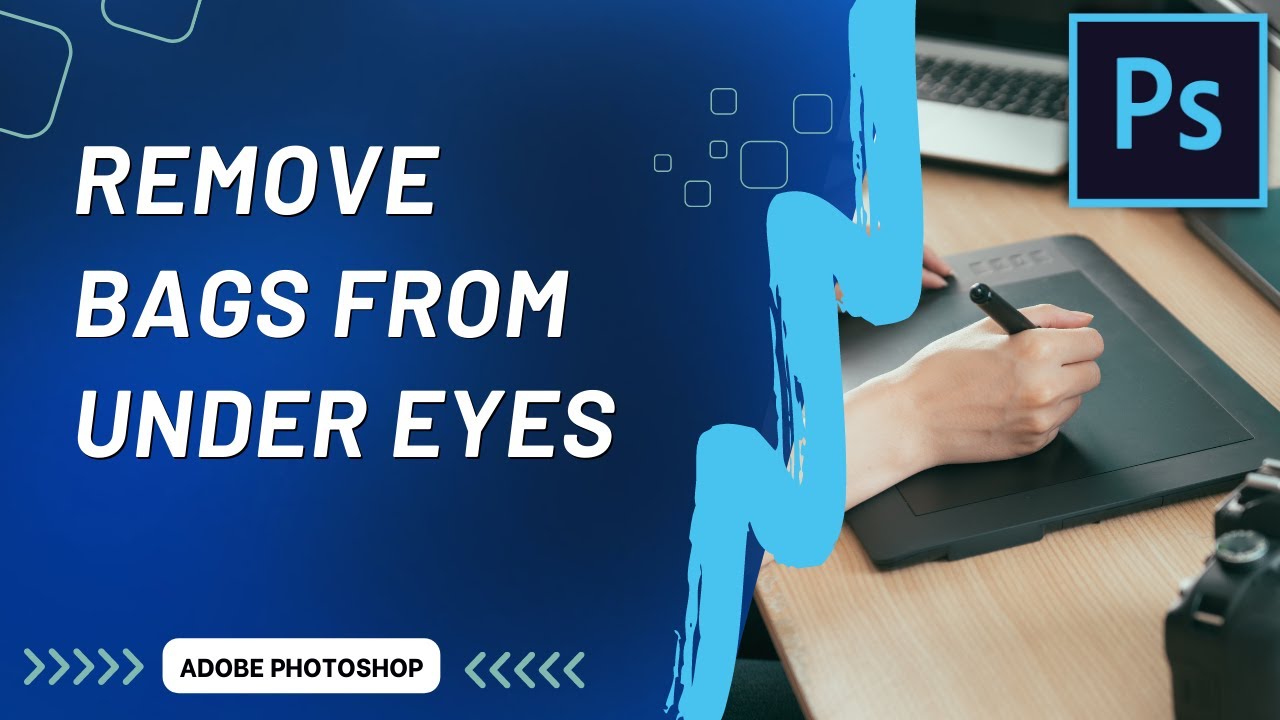 How to Remove or Reduce Bags From Under the Eyes in Photoshop - YouTube