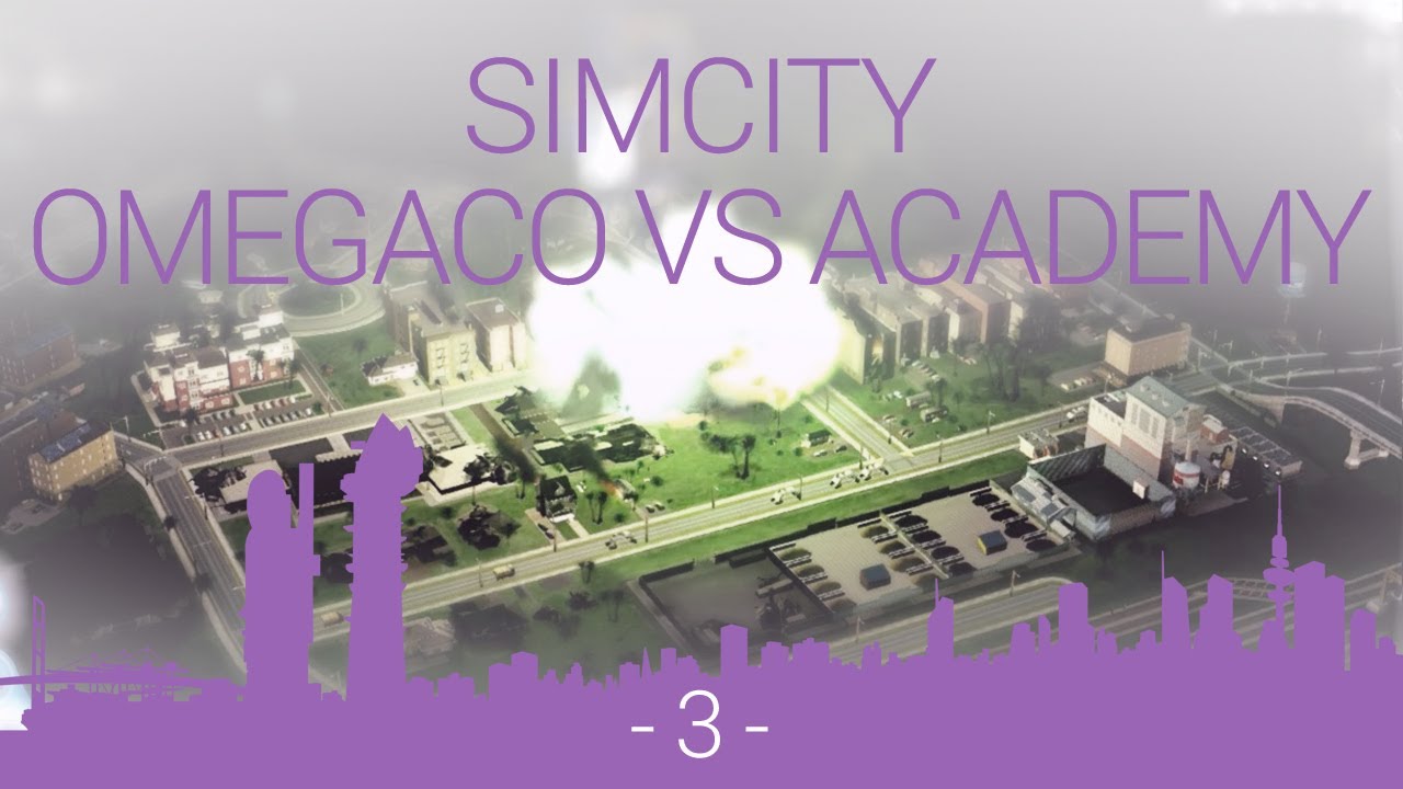 SimCity - OmegaCo vs Academy - EP3 - visitor from outer space - YouTube