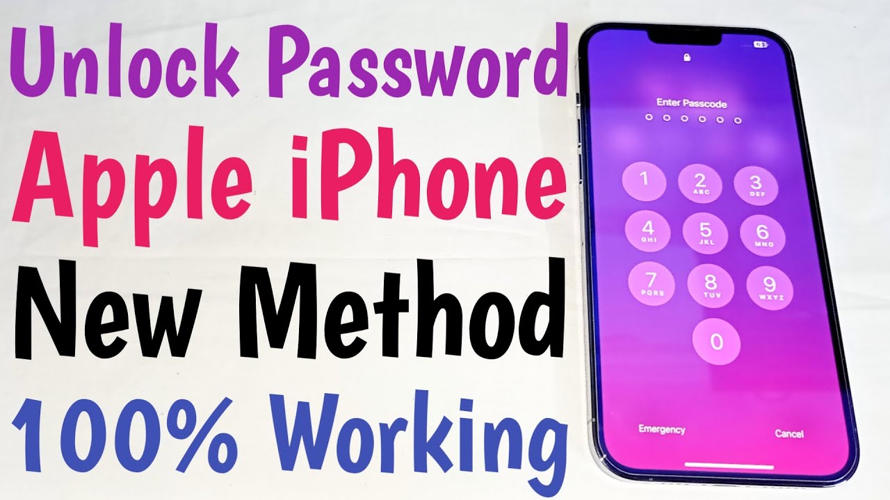 Unlock Apple iPhone Forgot Passcode | Reset iPhone Password Lock ...