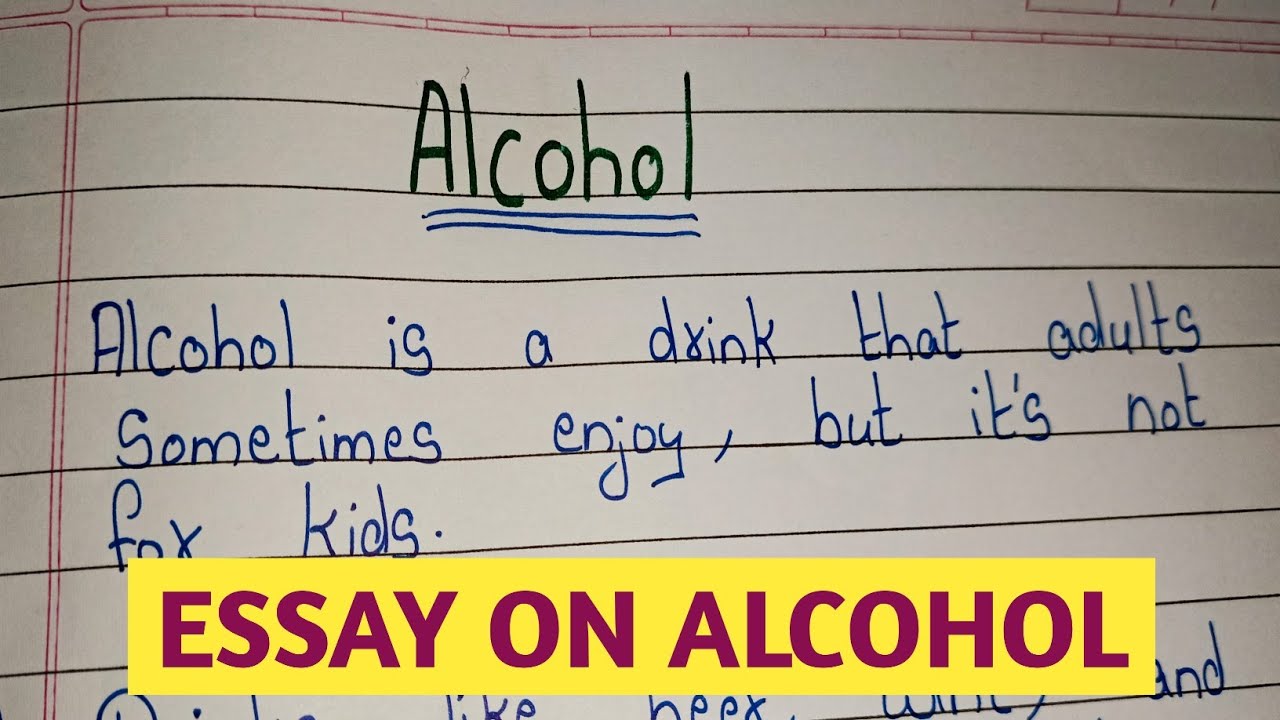10 lines on Alcohol / Essay on Alcohol / Alcohol essay in english - YouTube