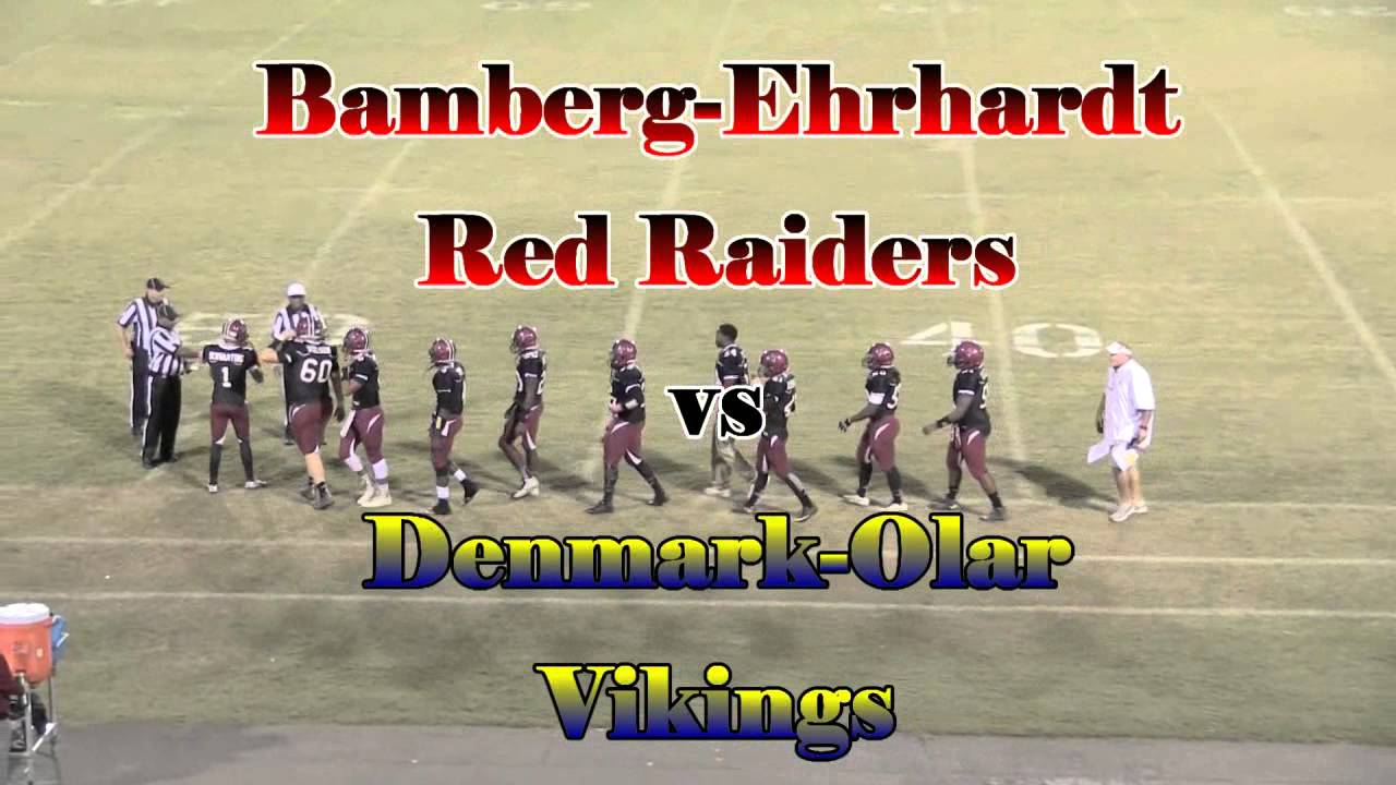 Bamberg - Ehrhardt Red Raiders vs Denmark - Olar Vikings 10/30/2015 ...
