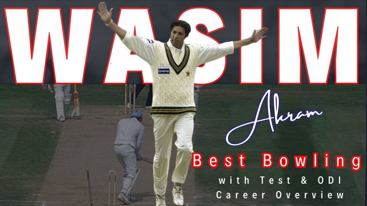 Wasim Akram Best Bowling | Career Overview | Cricket highlights ...