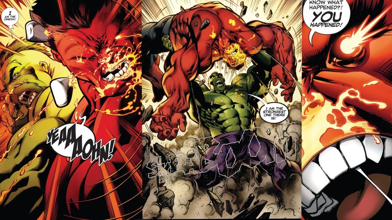 YOU WON'T BELIEVE How Hulk CHEATED to Beat Red Hulk! - YouTube