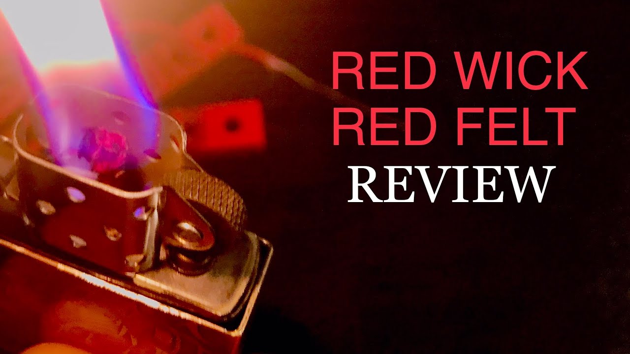 Red Wick For Zippo Insert Better Alternative??? - YouTube