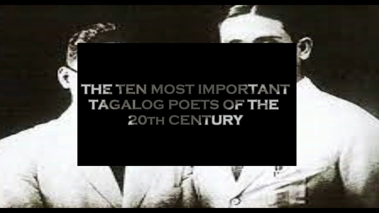 Literature In The Philippines - Top Ten Most Important Tagalog Poets of ...