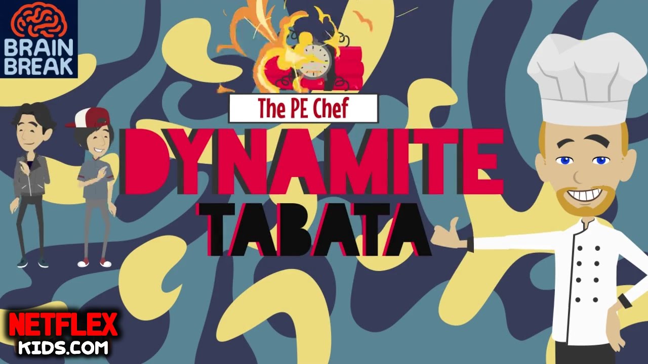 PE Chef: Dynamite BTS TABATA Exercise Brain Break for Kids - YouTube