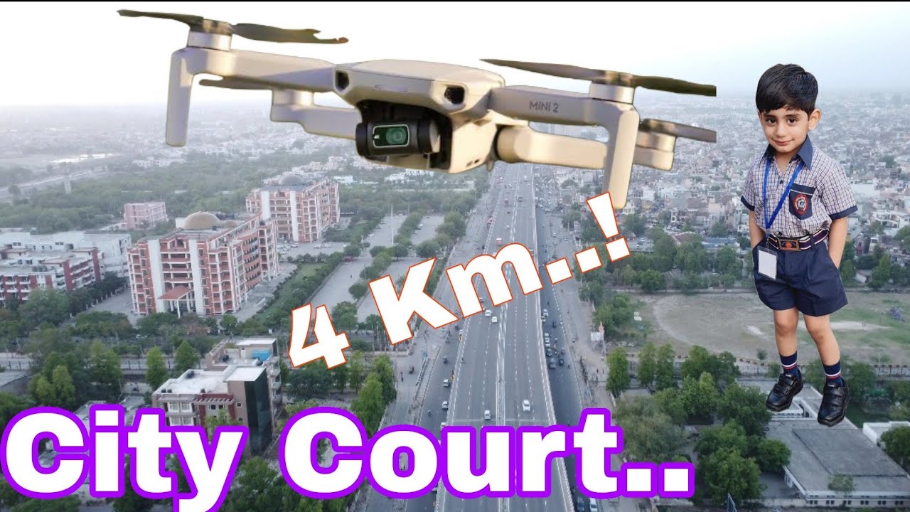 Dji mini2 4km distance covered ..😱,Awesome Court View - YouTube