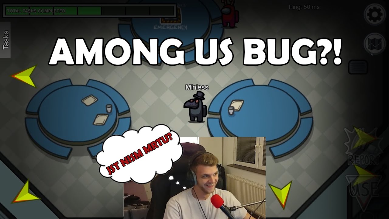 AMONG US BUG?!? 😱 - YouTube