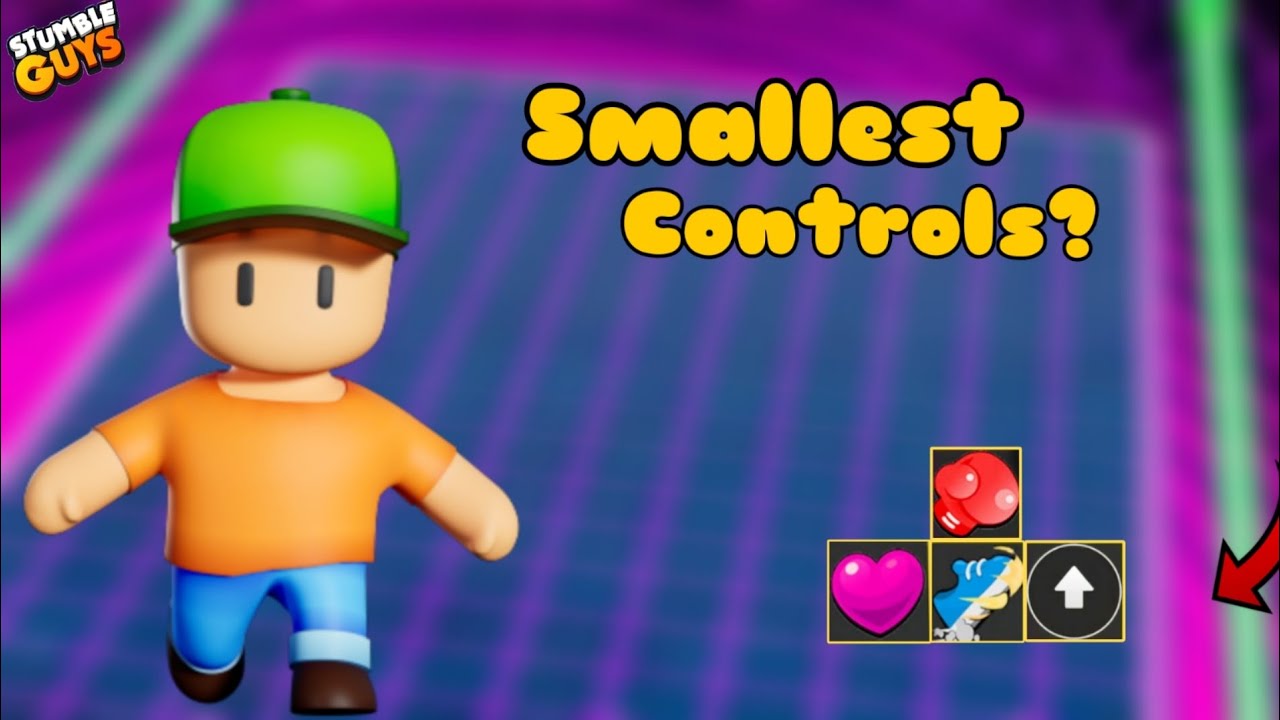 Using Smallest Controls Ever 😱 In | Stumble Guys - YouTube