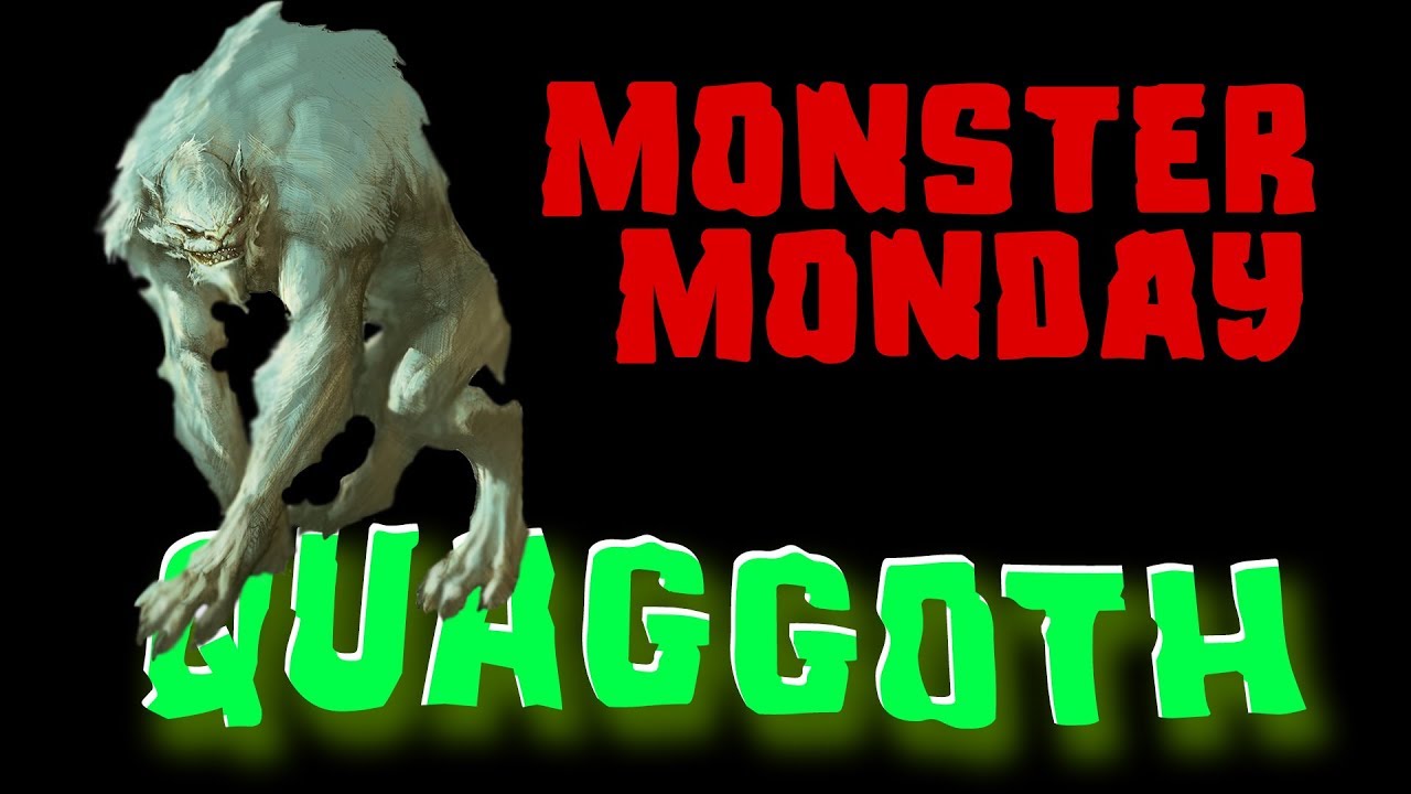 Monster Monday: Quaggoth - D&D, Dungeons & Dragons - YouTube