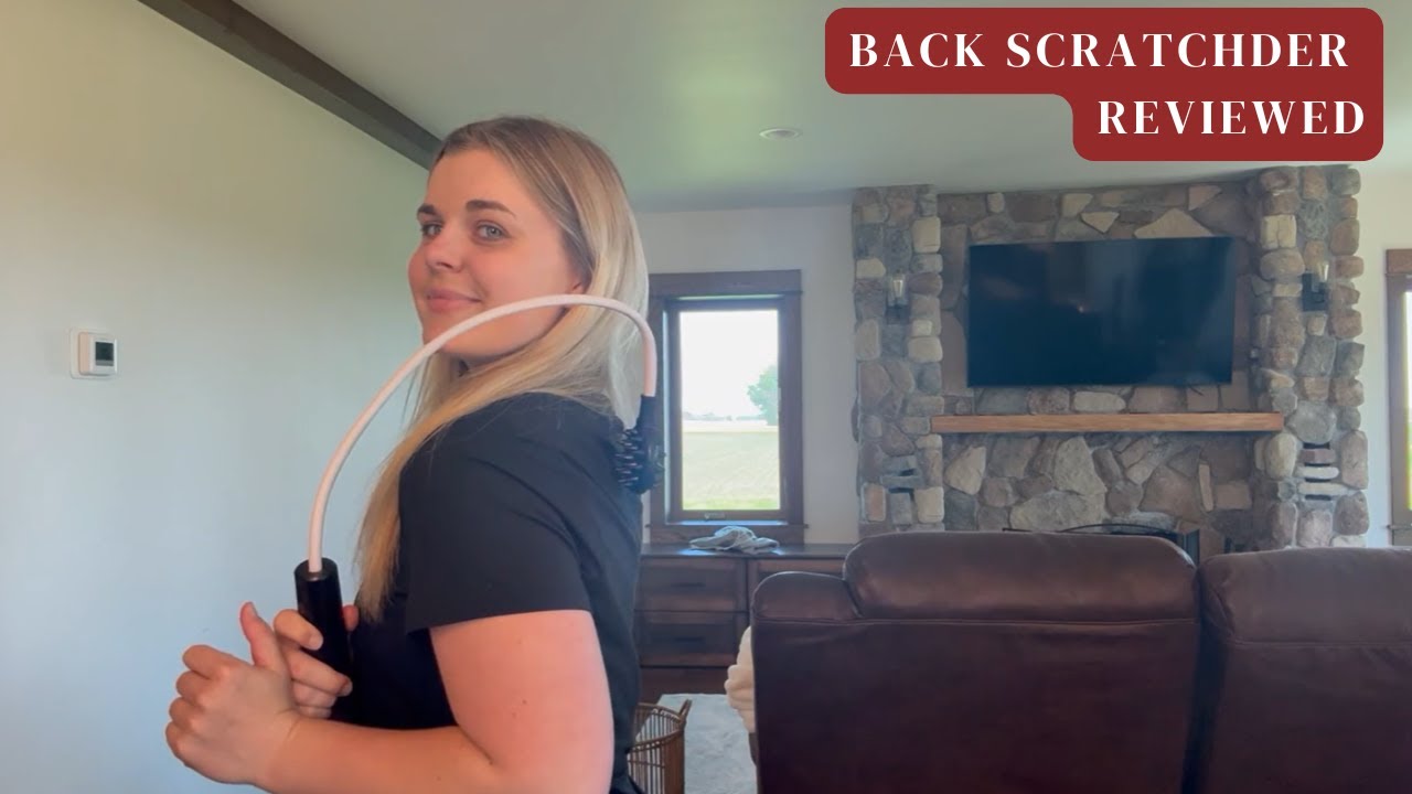 Upgraded Curved Back Scratcher – No Arm Lifting Needed! | Flexible ...