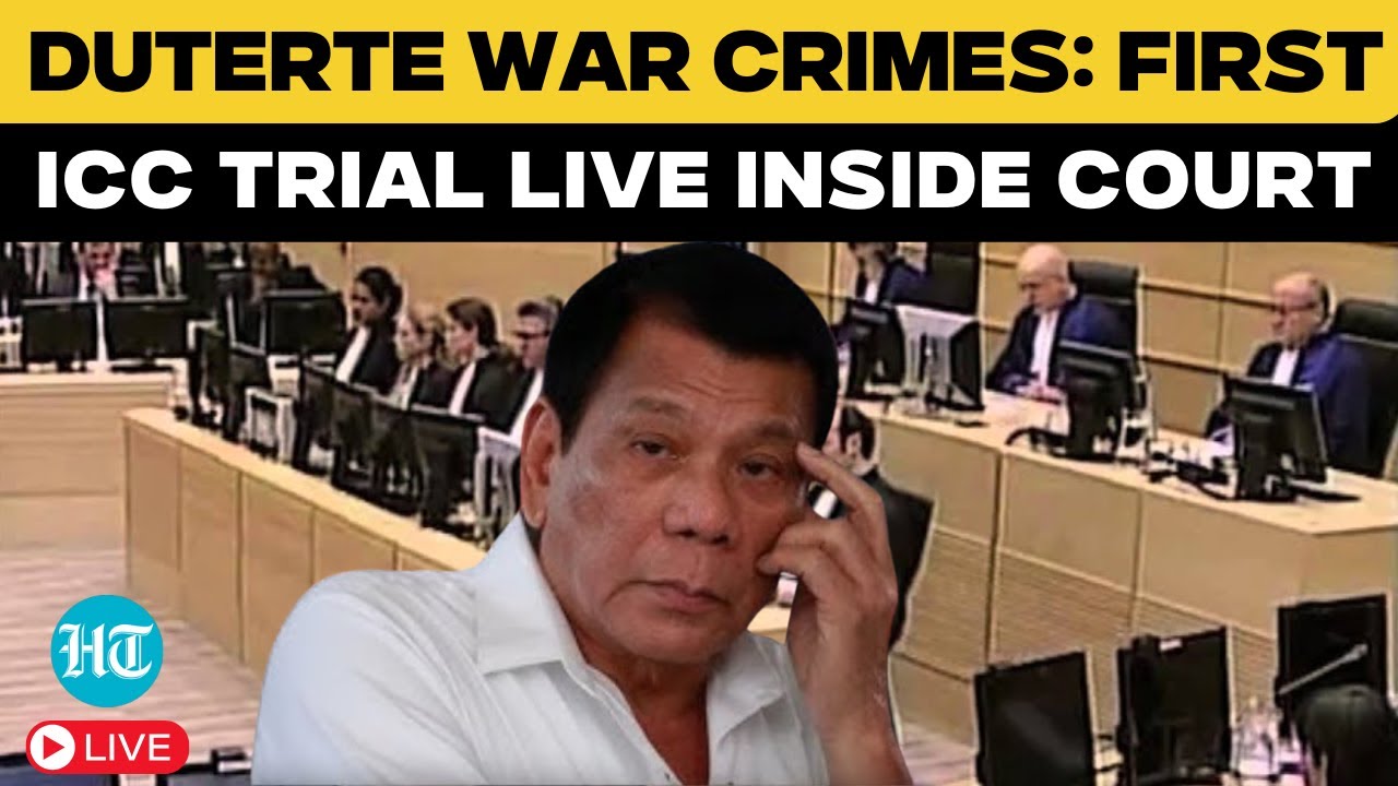 Duterte At ICC Trial LIVE: Philippine' Duterte Faces First Hearing At ...