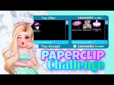 Trying the Paperclip Challenge!!!~ Part 1~ (Having a win?!?!)- Roblox ...