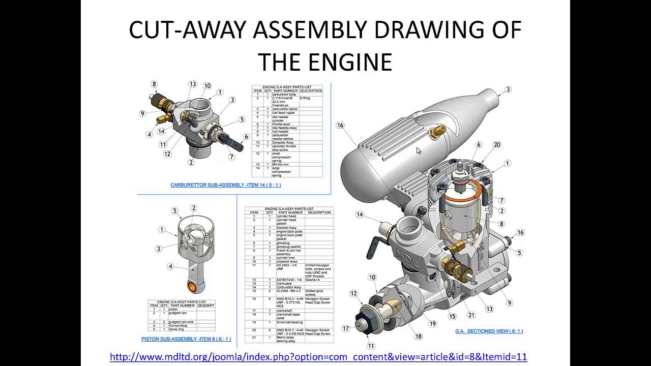 MET 120 - Assembly Drawings Basics - YouTube