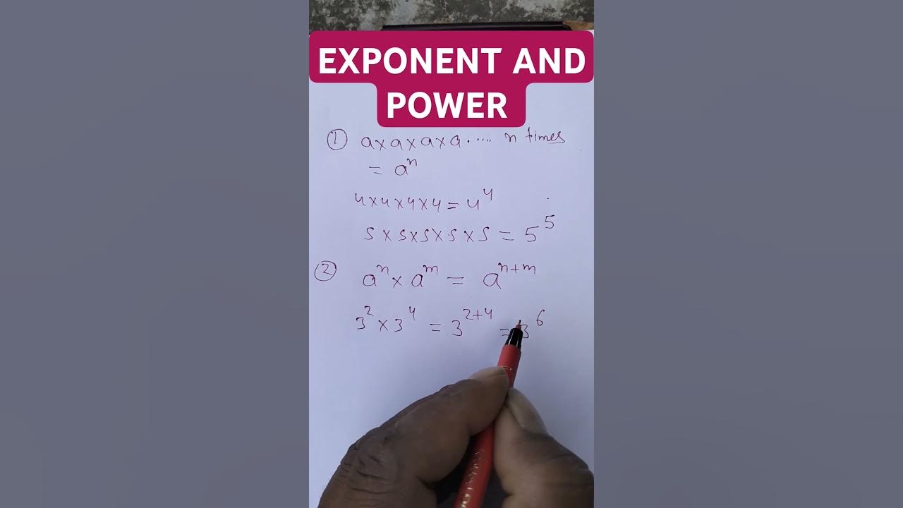 Understanding Exponents: The Ultimate Guide - YouTube