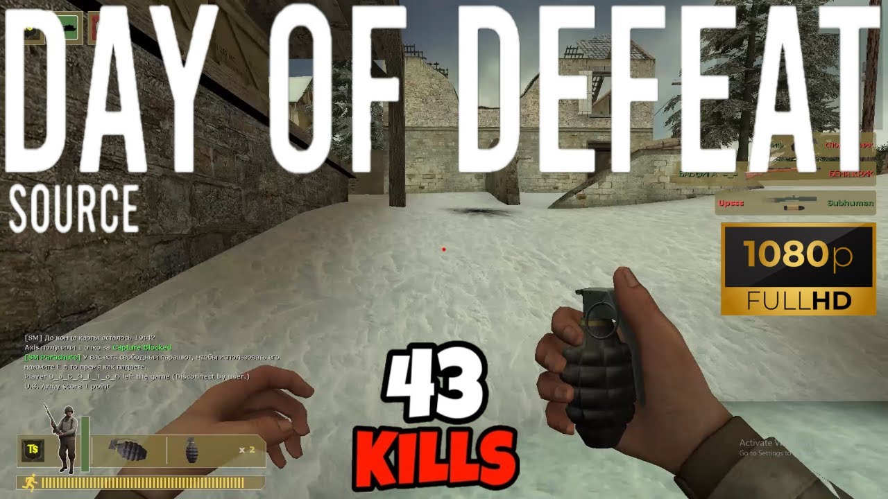 Day of Defeat Source - Professional Assault - dod_crash_winter (43-40 ...