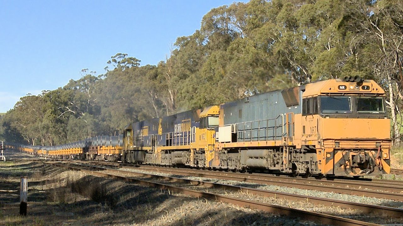 Pacific National Steel Train In Victoria - PoathTV Australian Railways ...
