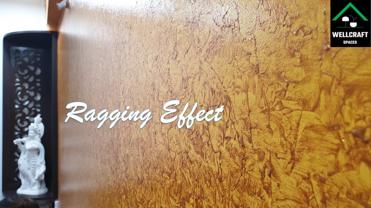 Asian Paints Royale Texture Paint - Ragging Effect - YouTube