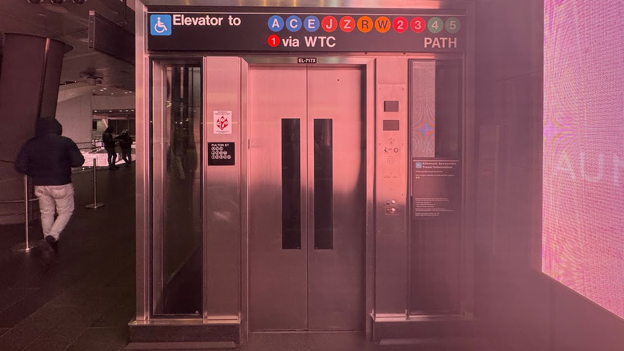 Schindler Hydraulic Glass Elevator @ The Fulton Center, Downtown ...