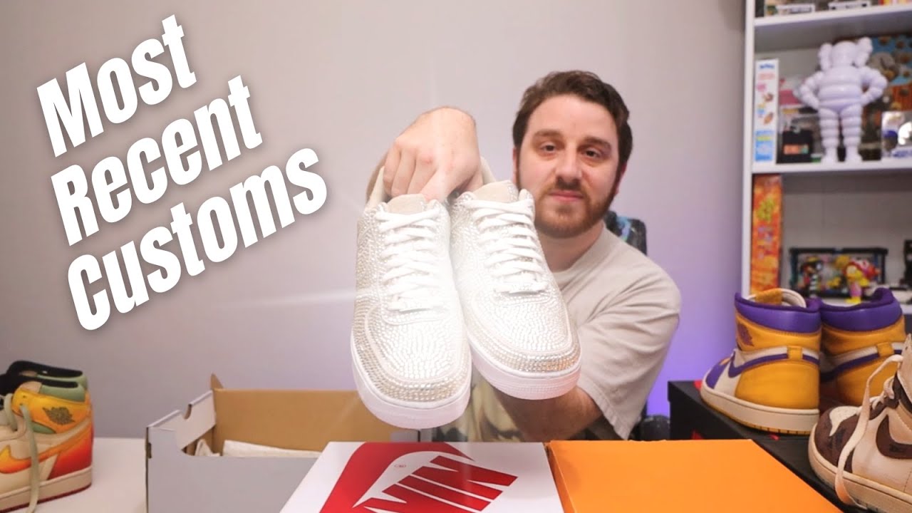 REVIEWING MY CUSTOM SHOES!! - YouTube