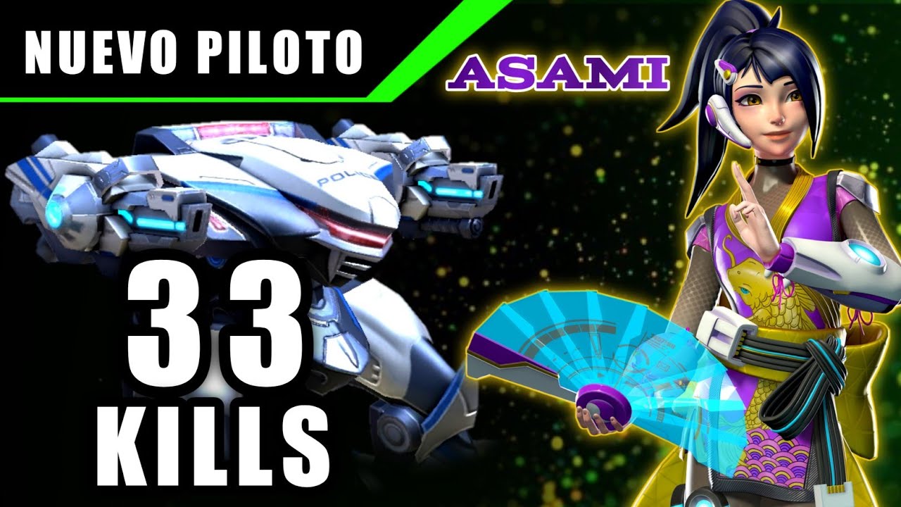 🟢 Nuevo Piloto Legendario ASAMI - 33 KILLS - Mech Arena | PrisFor - YouTube