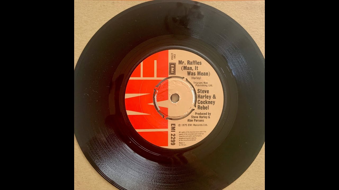 Steve Harley And Cockney Rebel, Mr Raffles Man It Was Mean, 1975, Vinyl ...