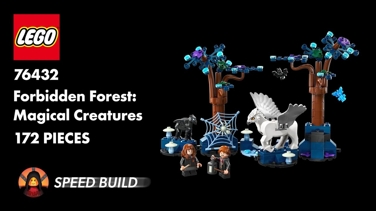 Harry Potter Forbidden Forest Magical Creatures Speed Build - YouTube