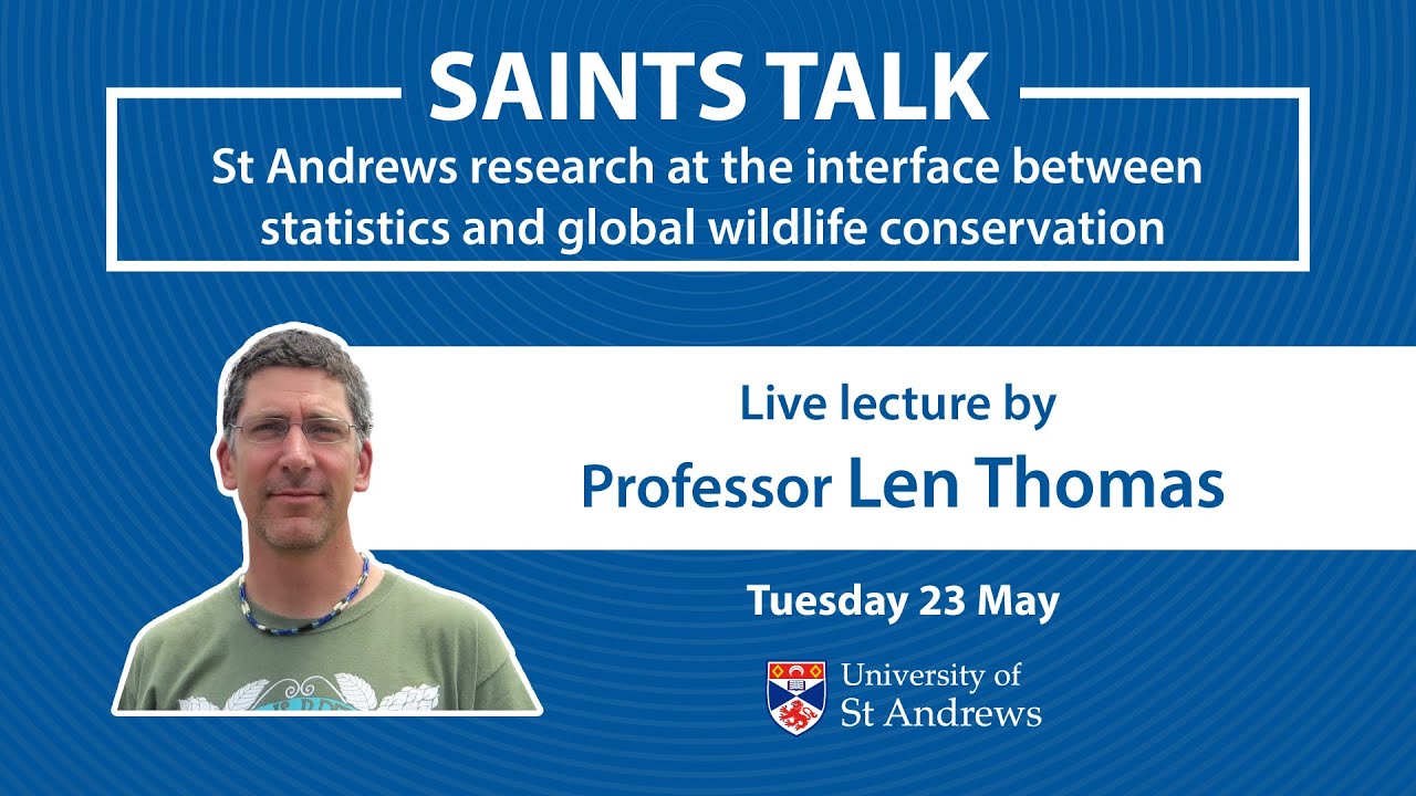 Saints Talk: Counting critters by Professor Len Thomas - YouTube