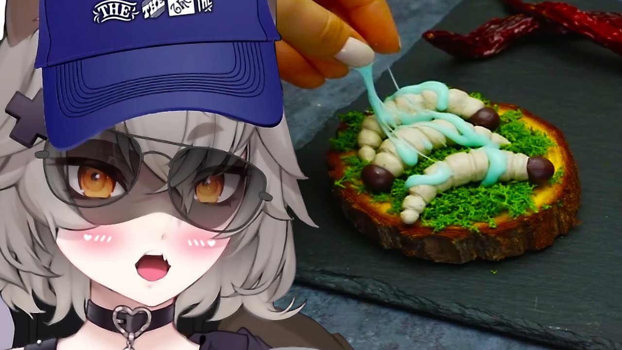 Eating a Worms Burgers - YouTube