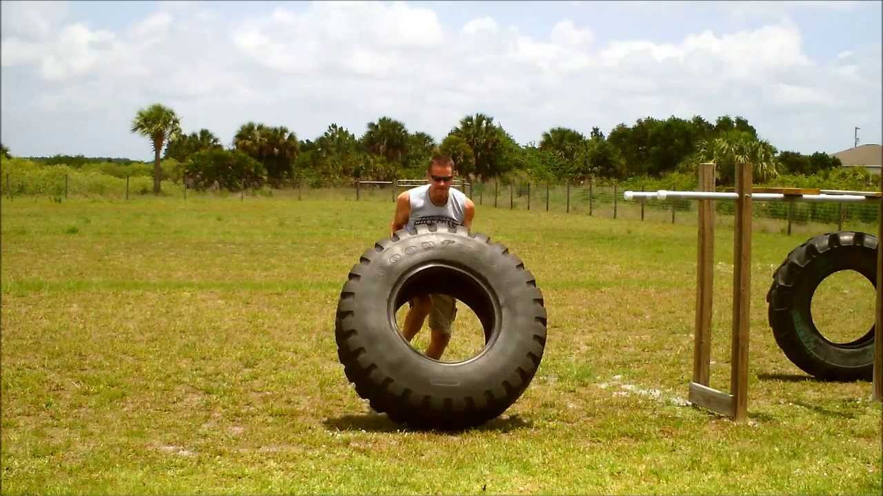 Memorial Day Tire Flipping Challenge - YouTube