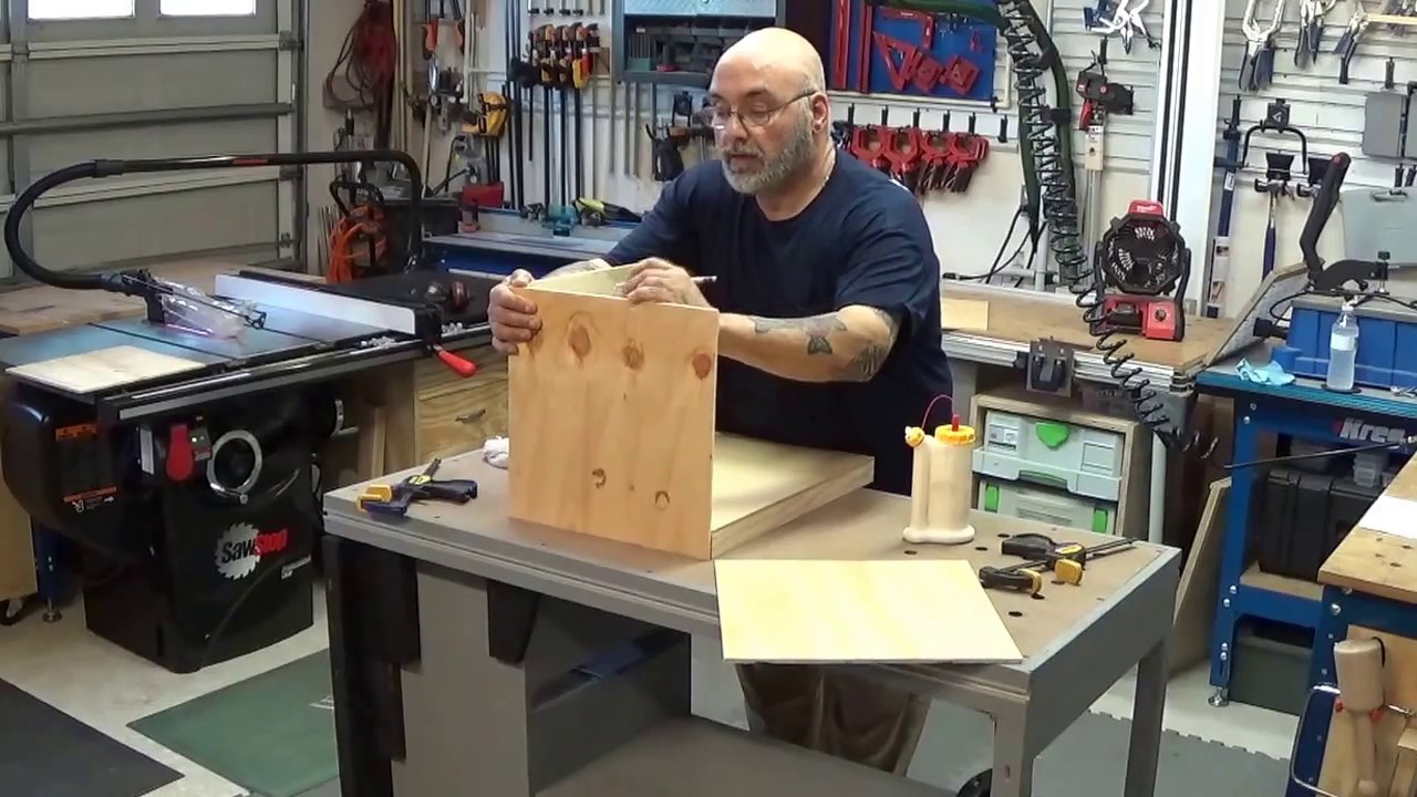 Build of a small spray booth. - YouTube