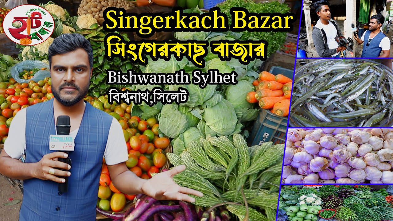 Amazing Haat Market of Singerkach Bazar in Bishwanath Sylhet | বিশ্বনাথ ...