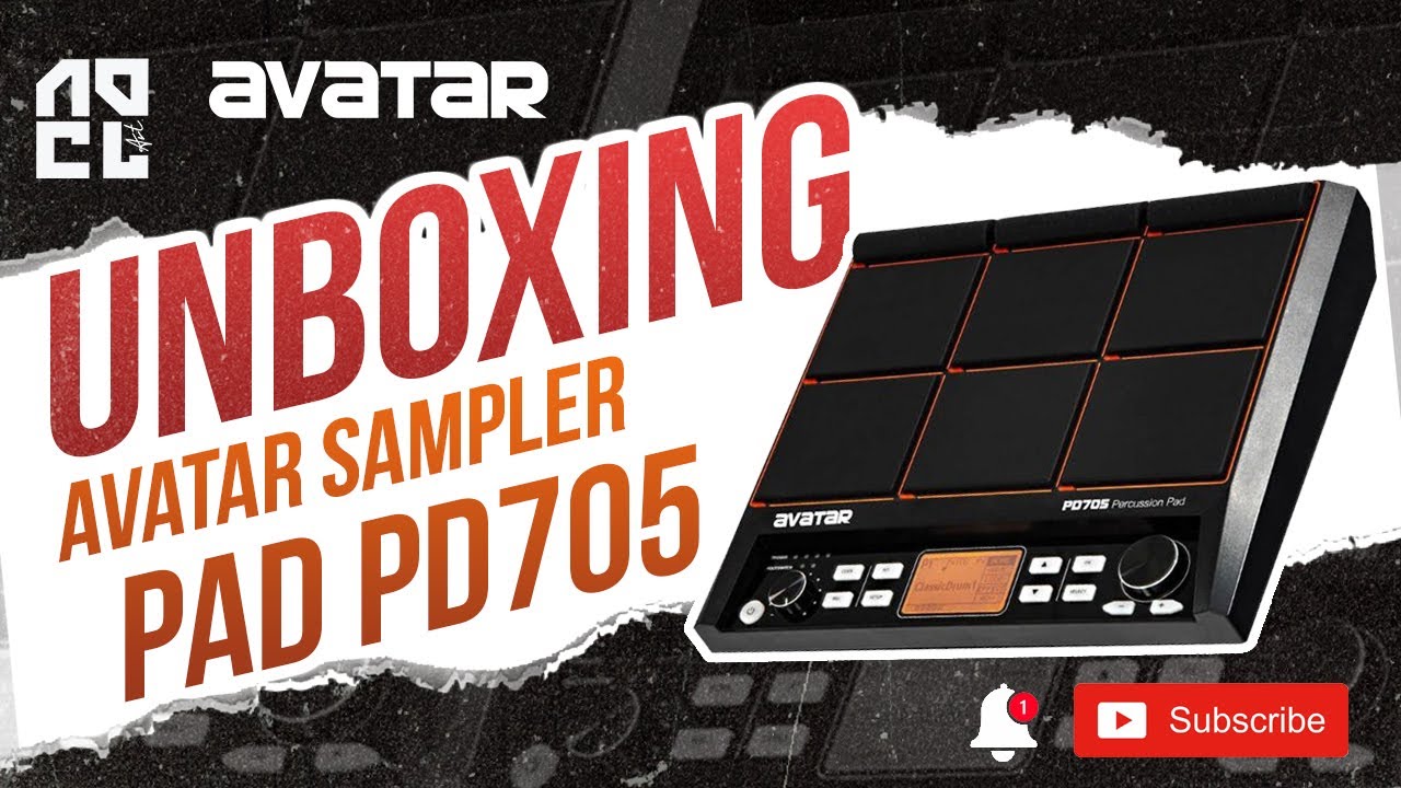 AVATAR PERC PAD PD705 UNBOXING - YouTube