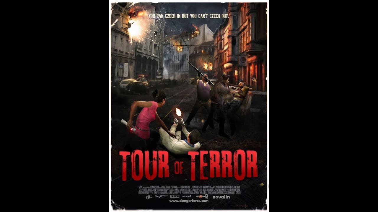 Left 4 Dead 2 Tour Of Terror gameplay map costume - YouTube