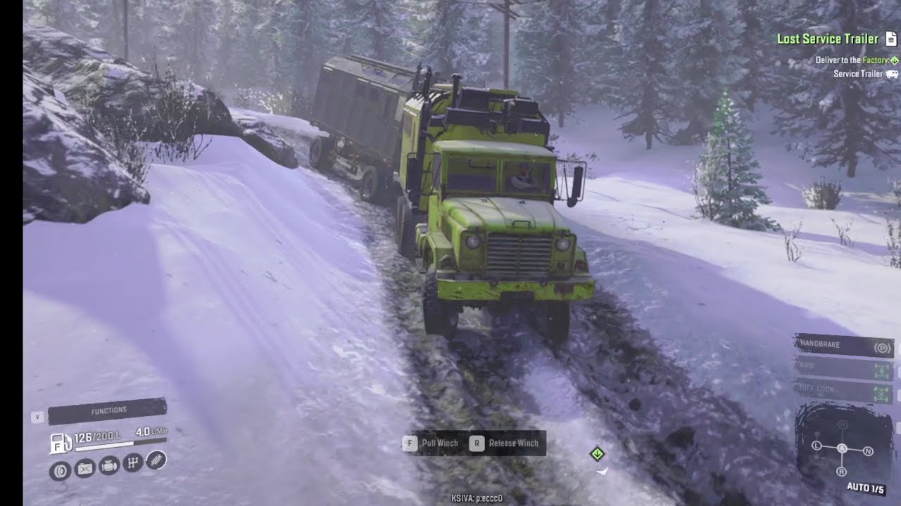 I found Lost Service Trailer in snow ! - SnowRunner | HP SPECTRE ...