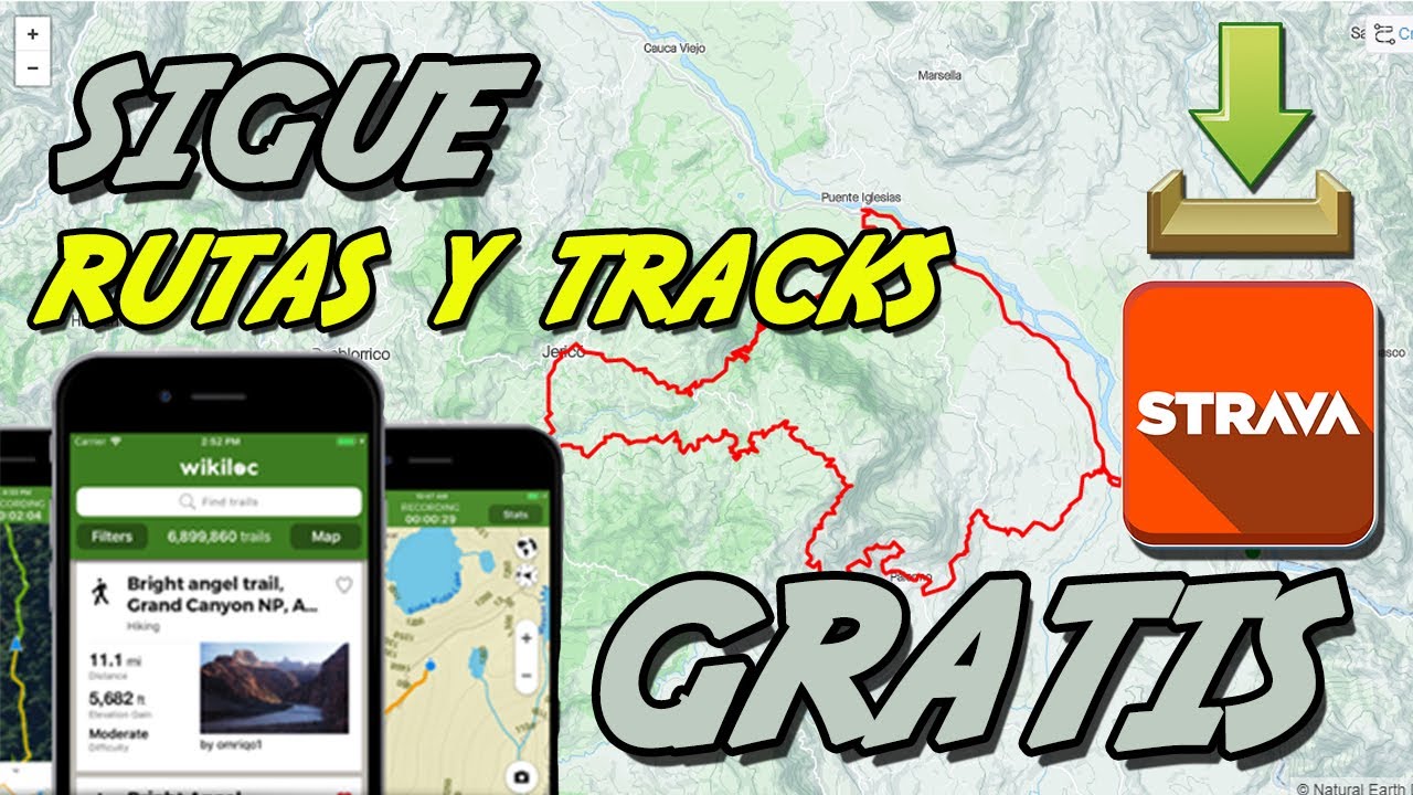 Seguir Rutas y Tracks de STRAVA y WIKILOC GRATIS y sin gastar DATOS ...