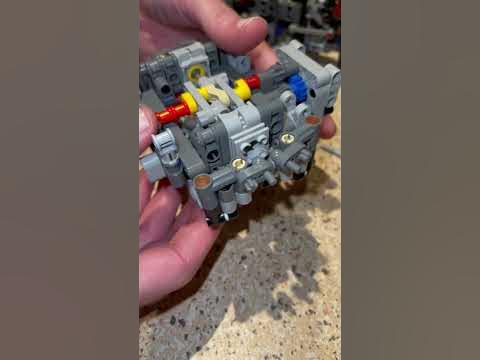 Working Lego Technic Citroen 2CV Engine Minus Cosmetics - YouTube