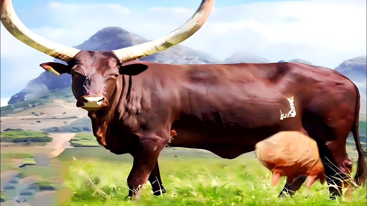 Worlds Longest Horns Ankole Watusi Cow Breed | Cro Ss Breed Of Sanga ...