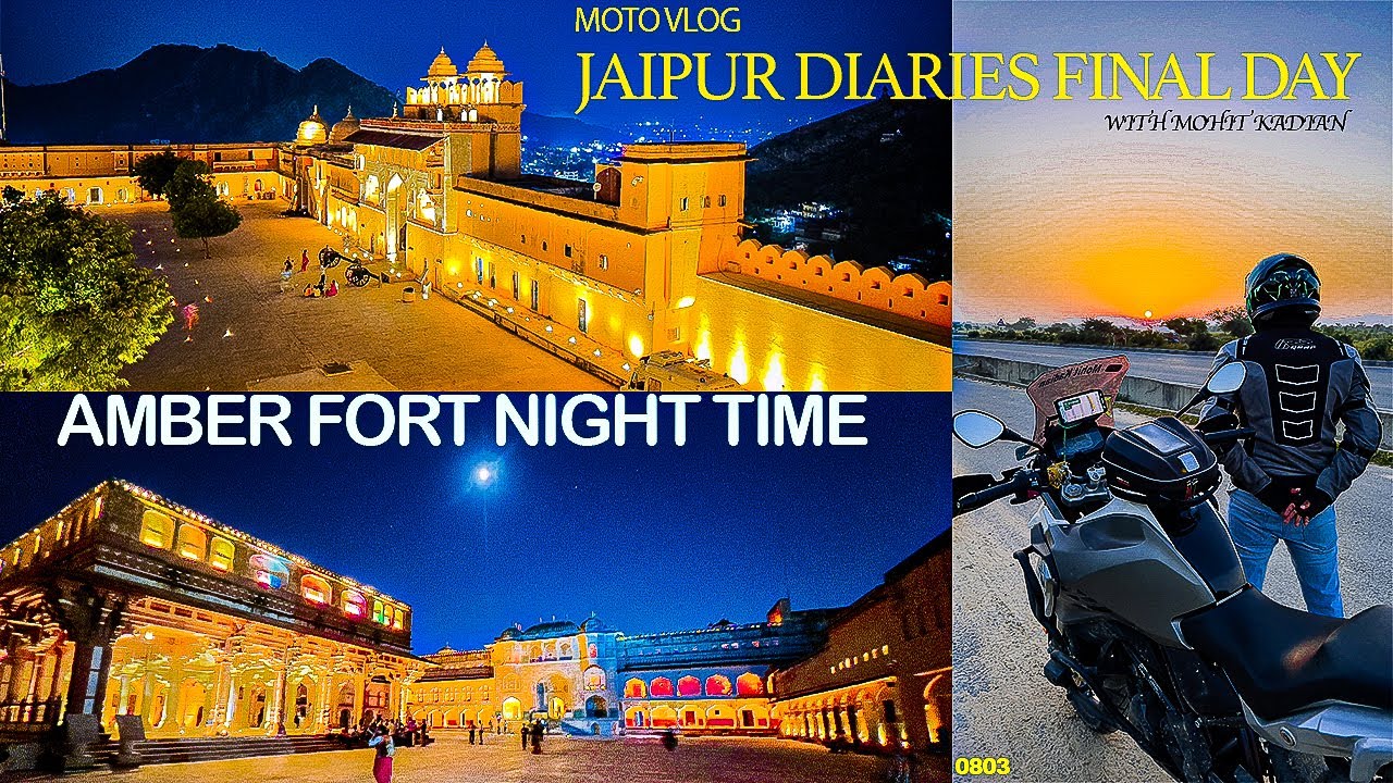Jaipur Diaries Final Day ||Amber Fort ||Night View ||Jaipur || By # ...