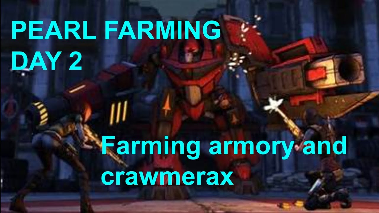Farming the armory and crawmerax lots of legendary drops day 2 of pearl ...