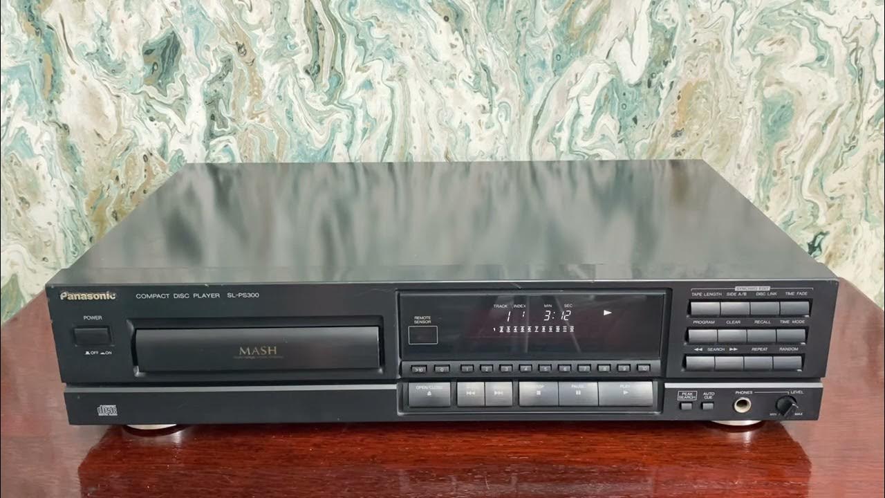Panasonic Compact Disc Player SL-PS300. - YouTube