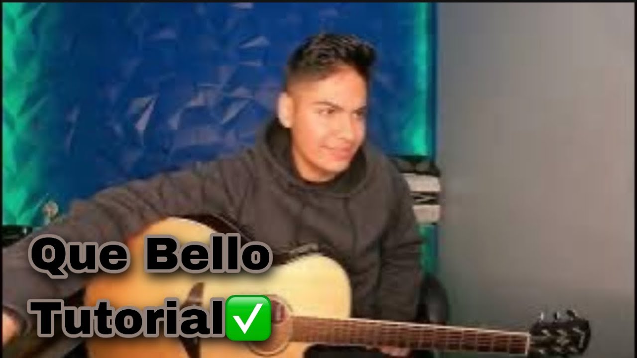 Que bello - Tutorial - YouTube
