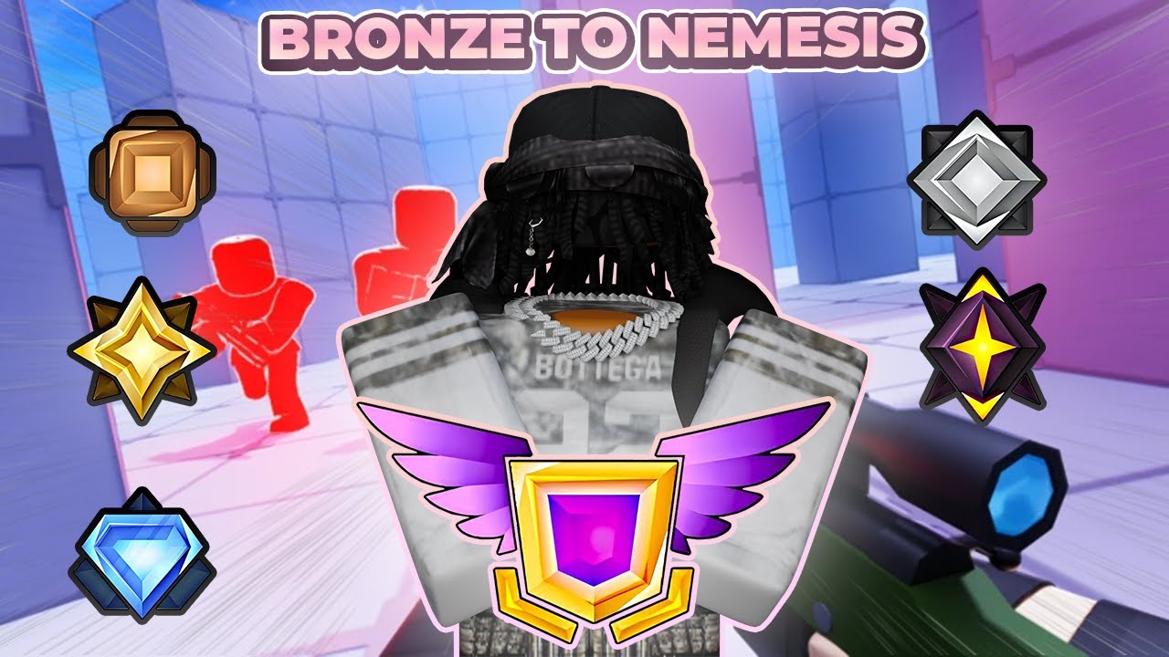 Going from Bronze to Nemesis in Roblox RIVALS... [PART 1] - YouTube