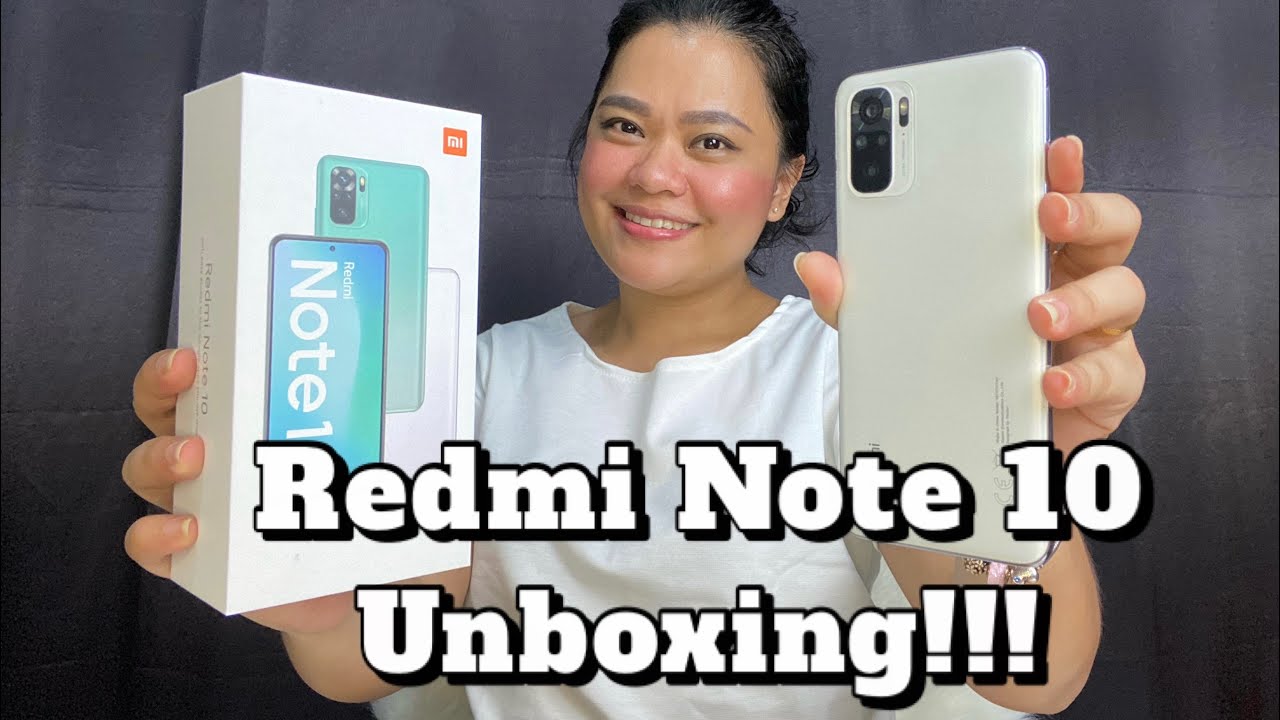 Redmi Note 10: Unboxing - YouTube