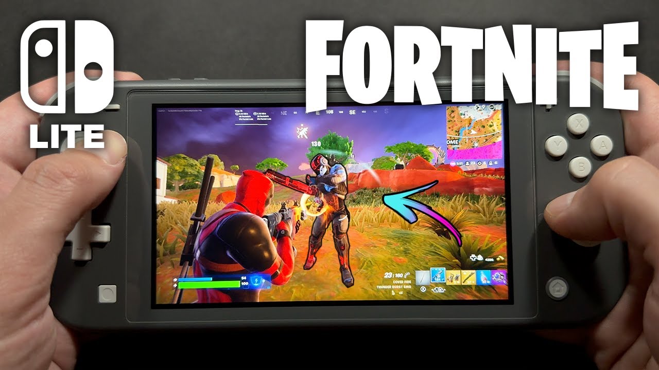 Fortnite on Nintendo Switch Lite #692 - YouTube