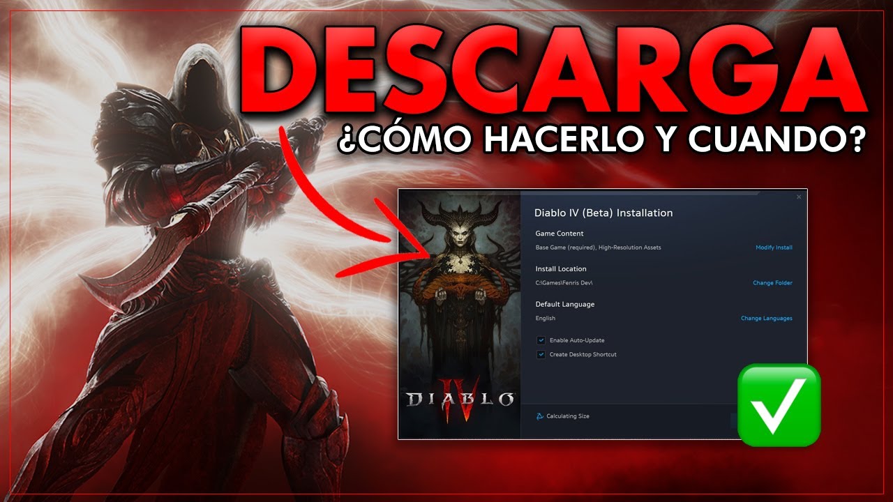 DIABLO 4 BETA ABIERTA | Descarga del CLIENTE ¡Horario, Requisitos ...
