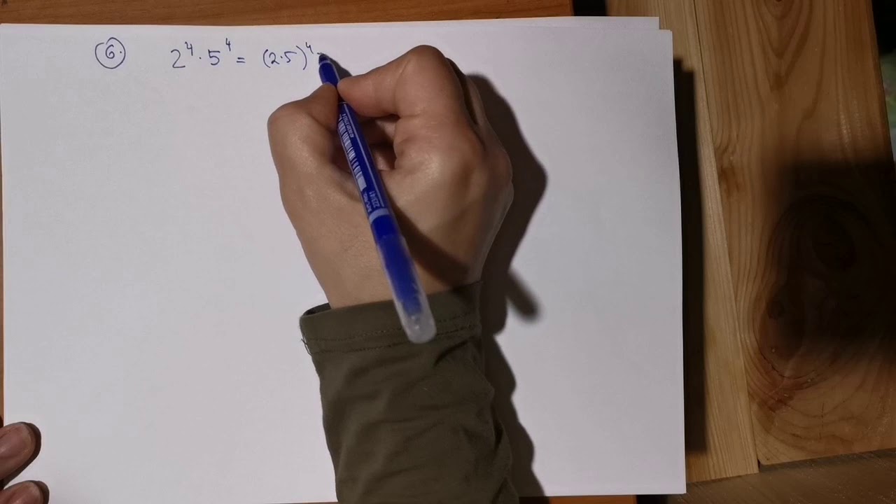 8.Razred: Preverjanje znanja: Potence, kvadrati, koreni - YouTube