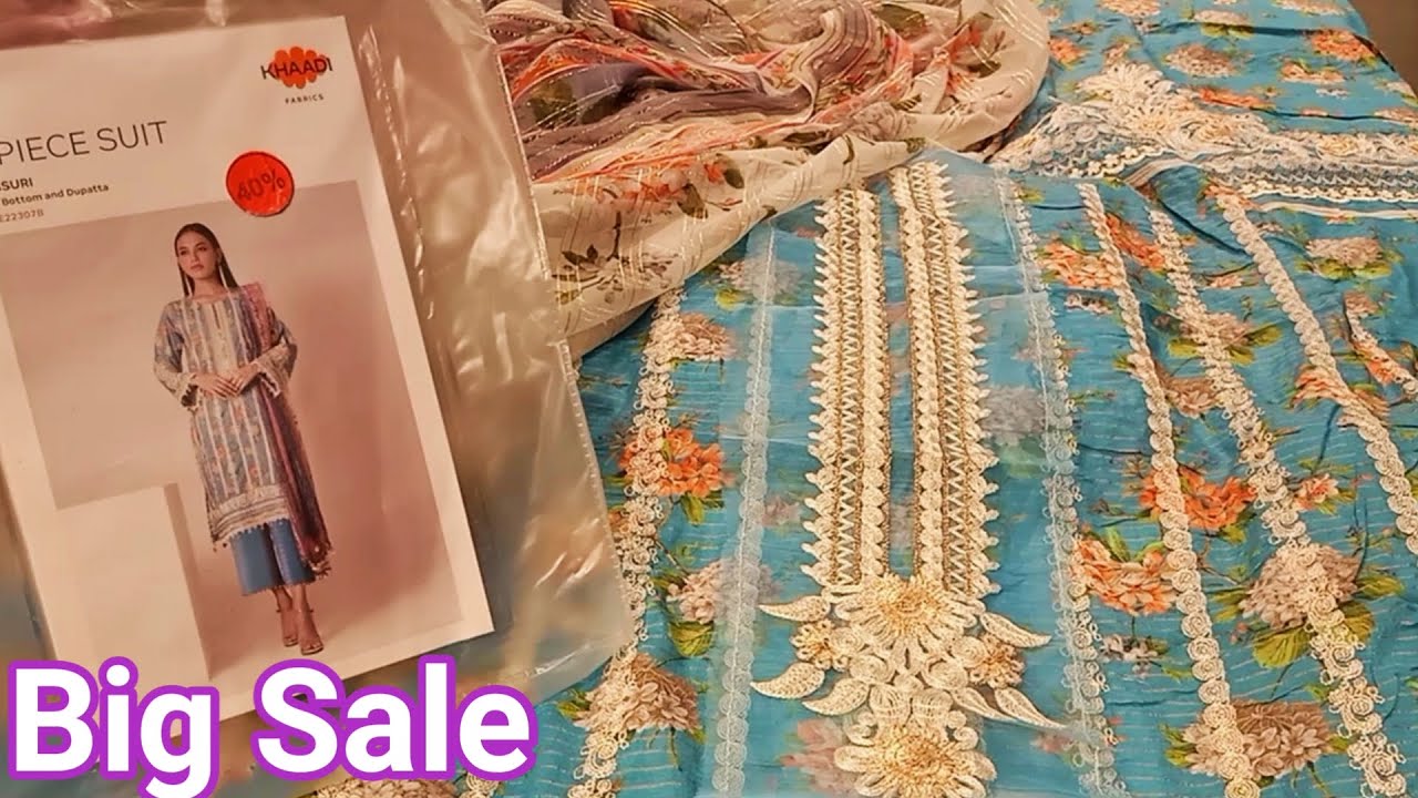 khaadi biggest sale 14th October 2022 - YouTube